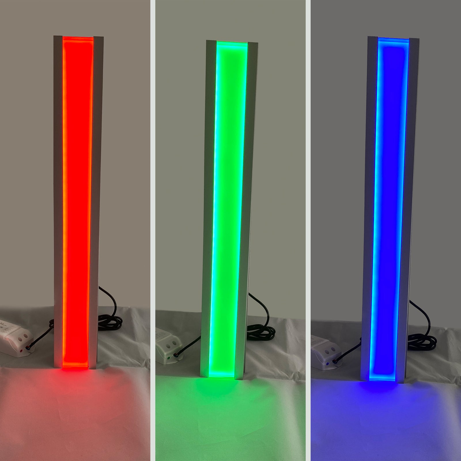 RGB End Cap Lighting | Custom Low Profile Extrusion | Programmable