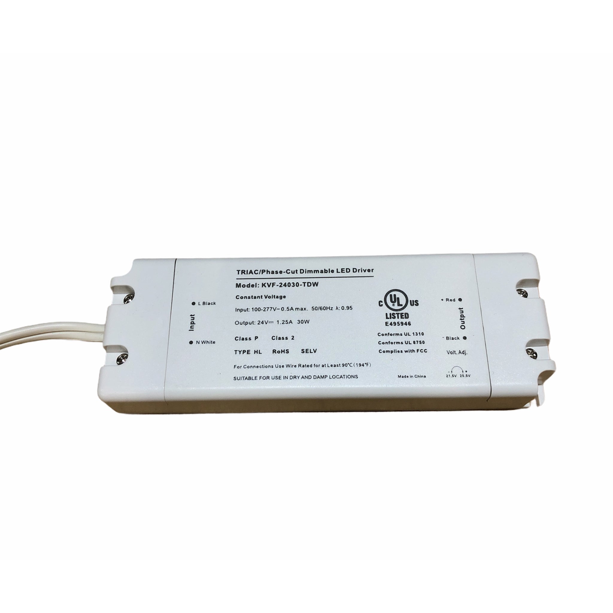 24V Micro Profile LED Dimmable Driver | 30watts or 60watts